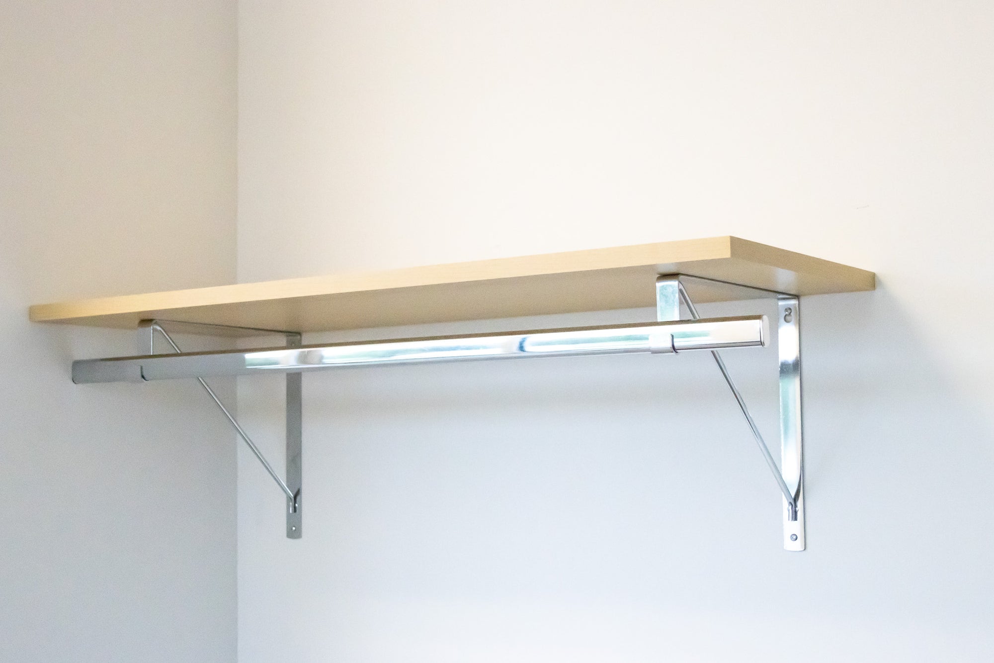 Custom Shelf with Rod and Bracket Kit (16" - 44")