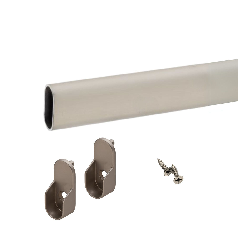Oval Closet Rods